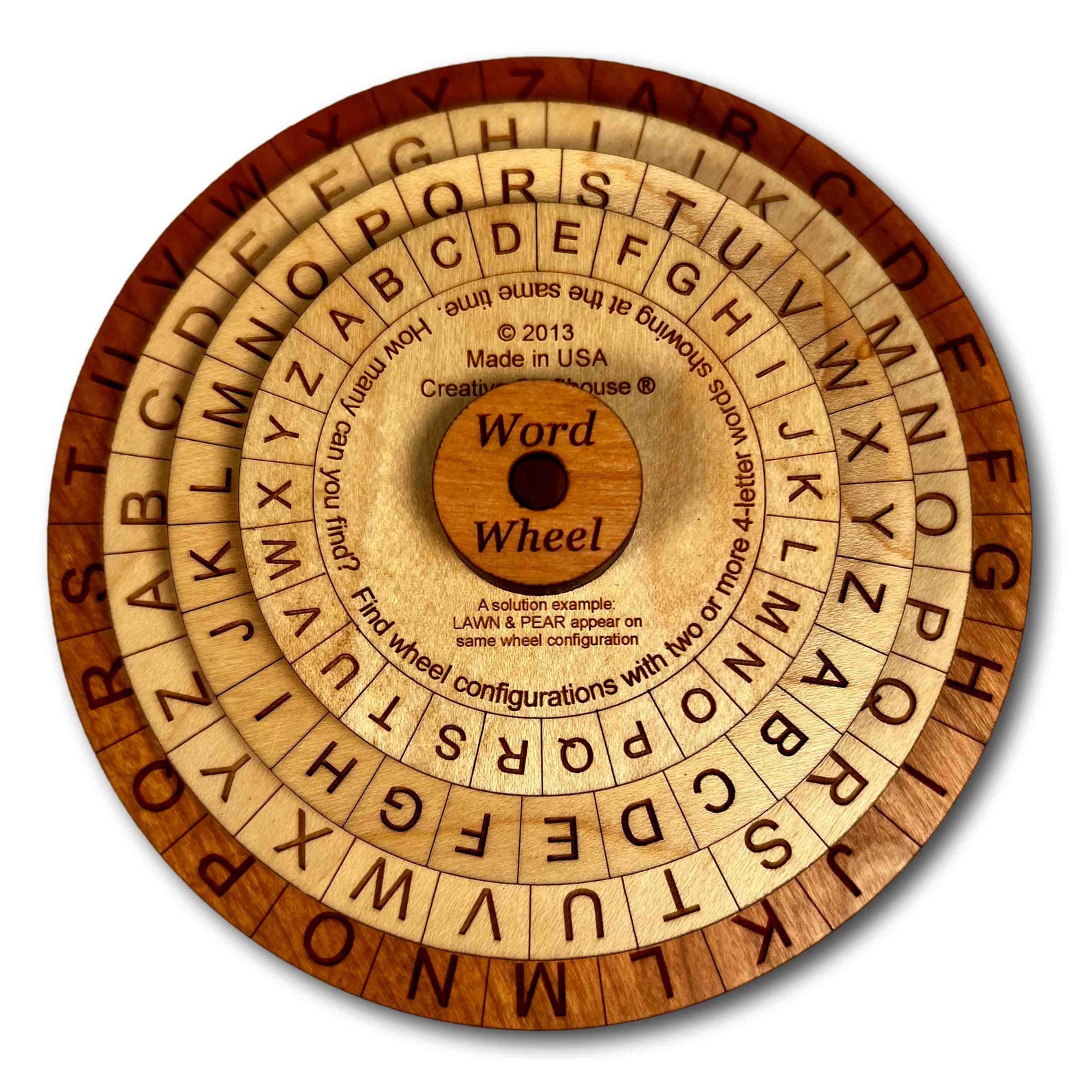 Word Wheel Puzzle Configure the Wheels Such That You Have at Least Two ...