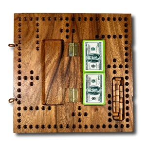 Personalized Pegs and Jokers Board Game, Family Wooden Board Game ...