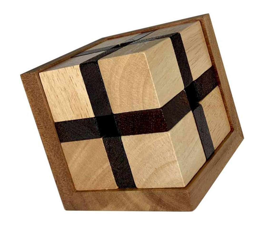 Devil's Cube Wooden Brain Teaser Puzzle - Etsy
