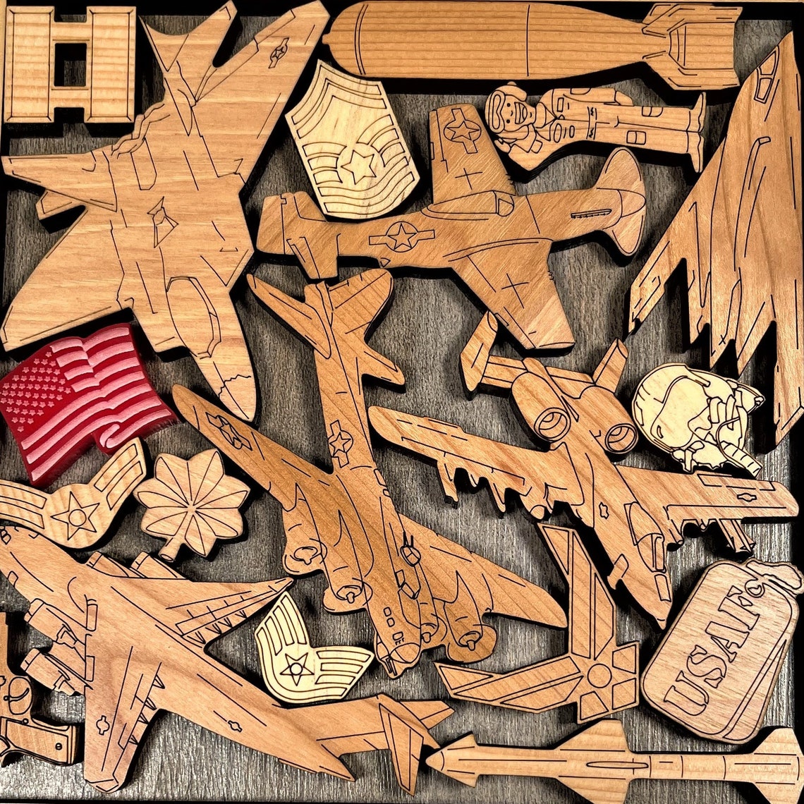 Air Force Challenge Puzzle Can Be Personalized With Custom - Etsy