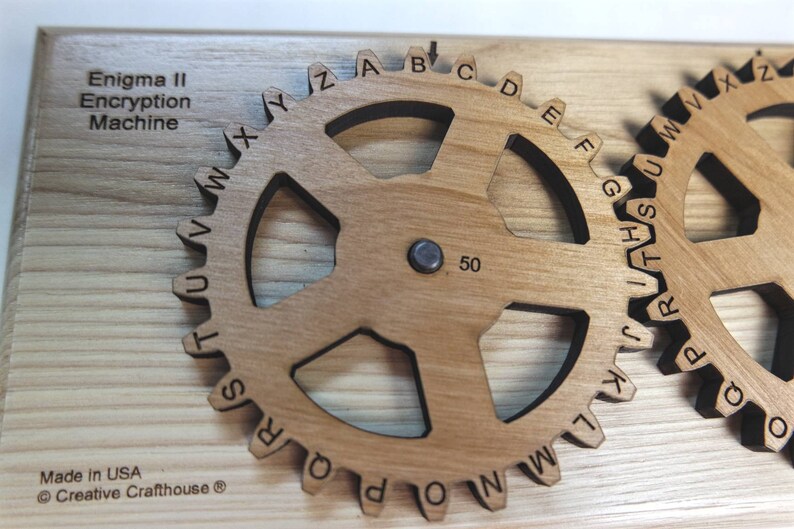 Enigma II Encryption Machine and Puzzle Size Large Encode - Etsy