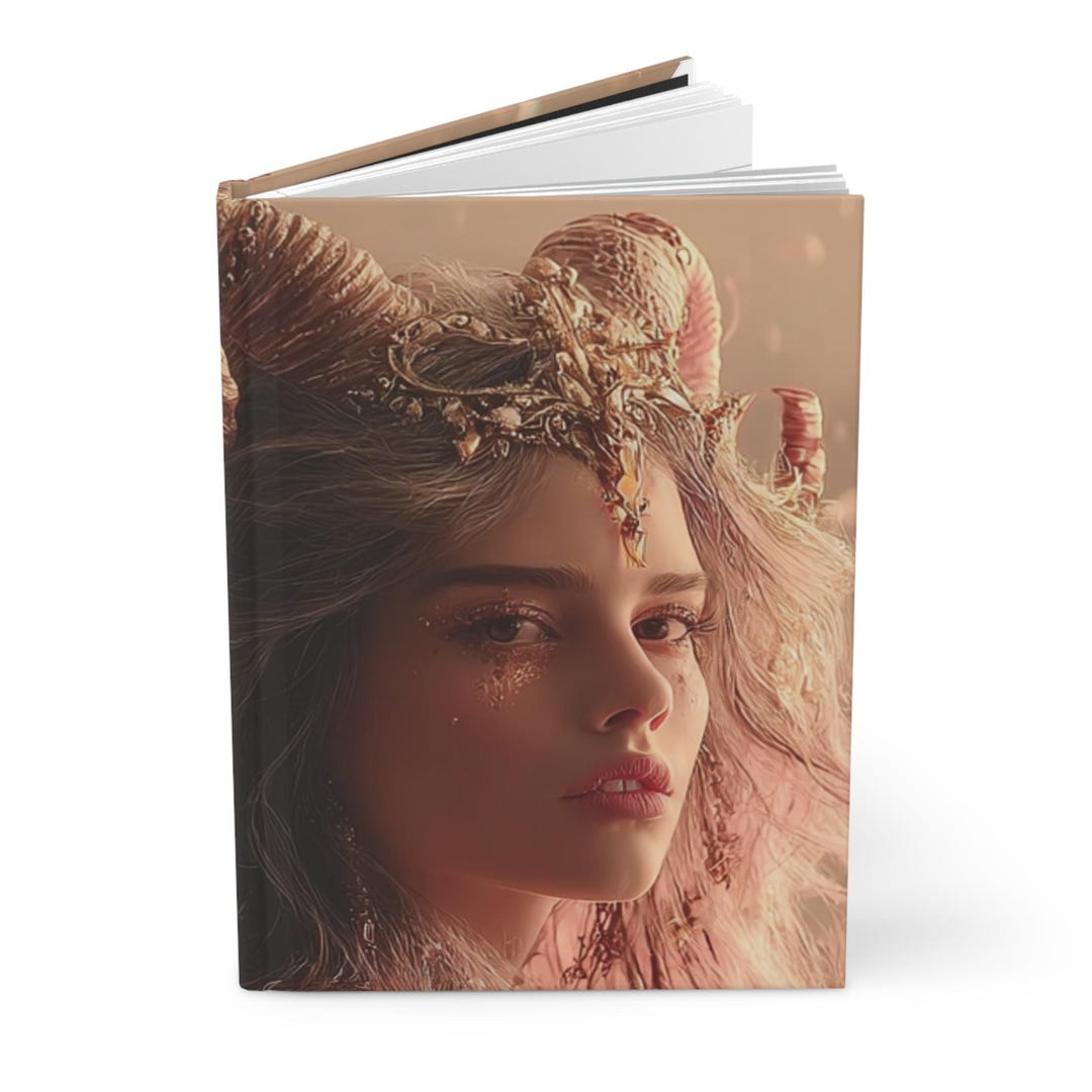 Taurus Zodiac Journal | Earth Goddess Art Hardcover Notebook - Etsy