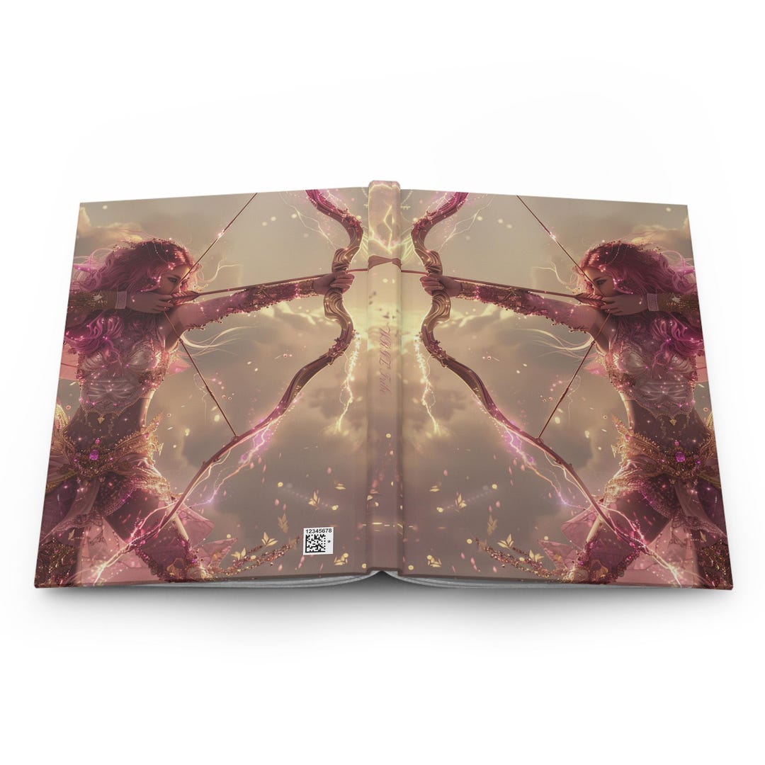 Sagittarius Goddess Journal | Fantasy Archer Art Hardcover Notebook - Etsy