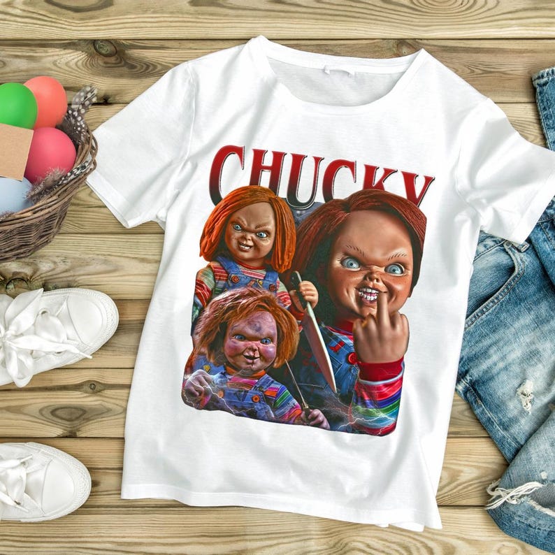 Horror Chucky, Scary Doll Digital Design, Killer Doll Graphic ...