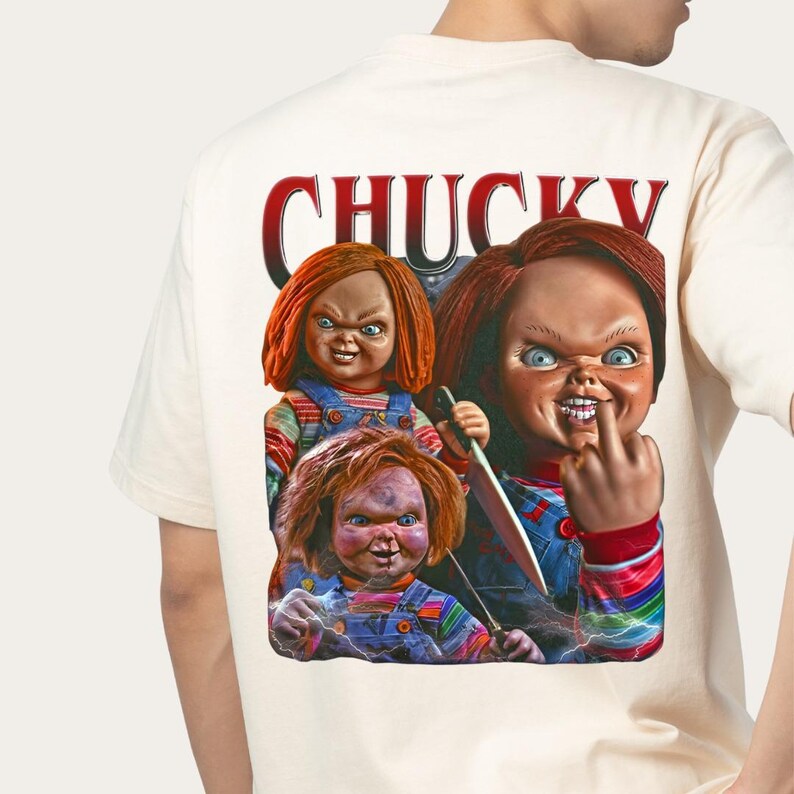 Horror Chucky, Scary Doll Digital Design, Killer Doll Graphic ...