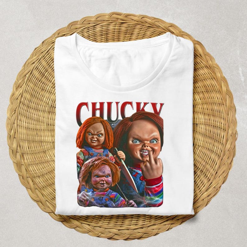 Horror Chucky, Scary Doll Digital Design, Killer Doll Graphic ...