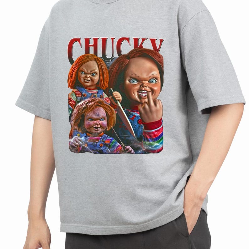 Horror Chucky, Scary Doll Digital Design, Killer Doll Graphic ...