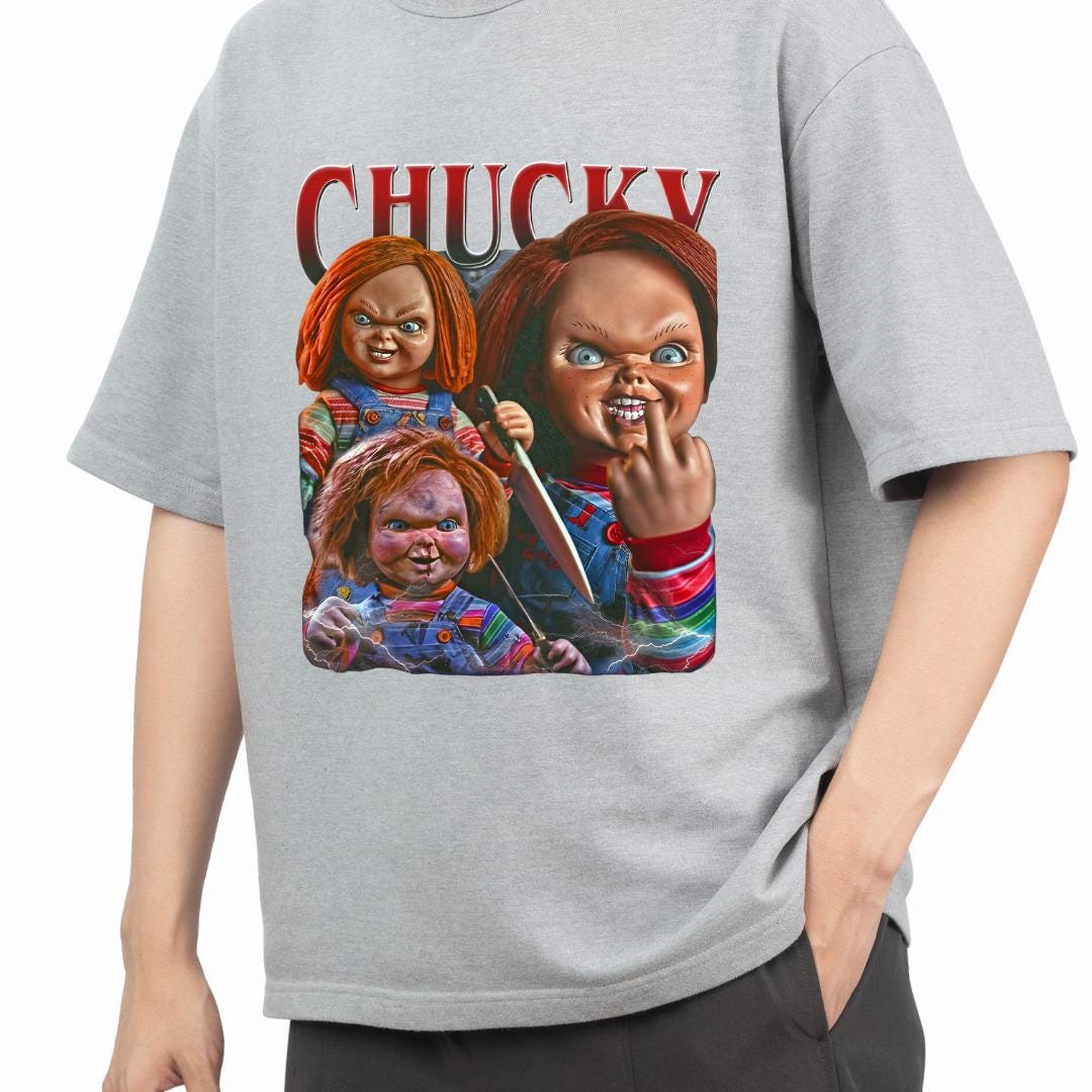 Horror Chucky, Scary Doll Digital Design, Killer Doll Graphic ...