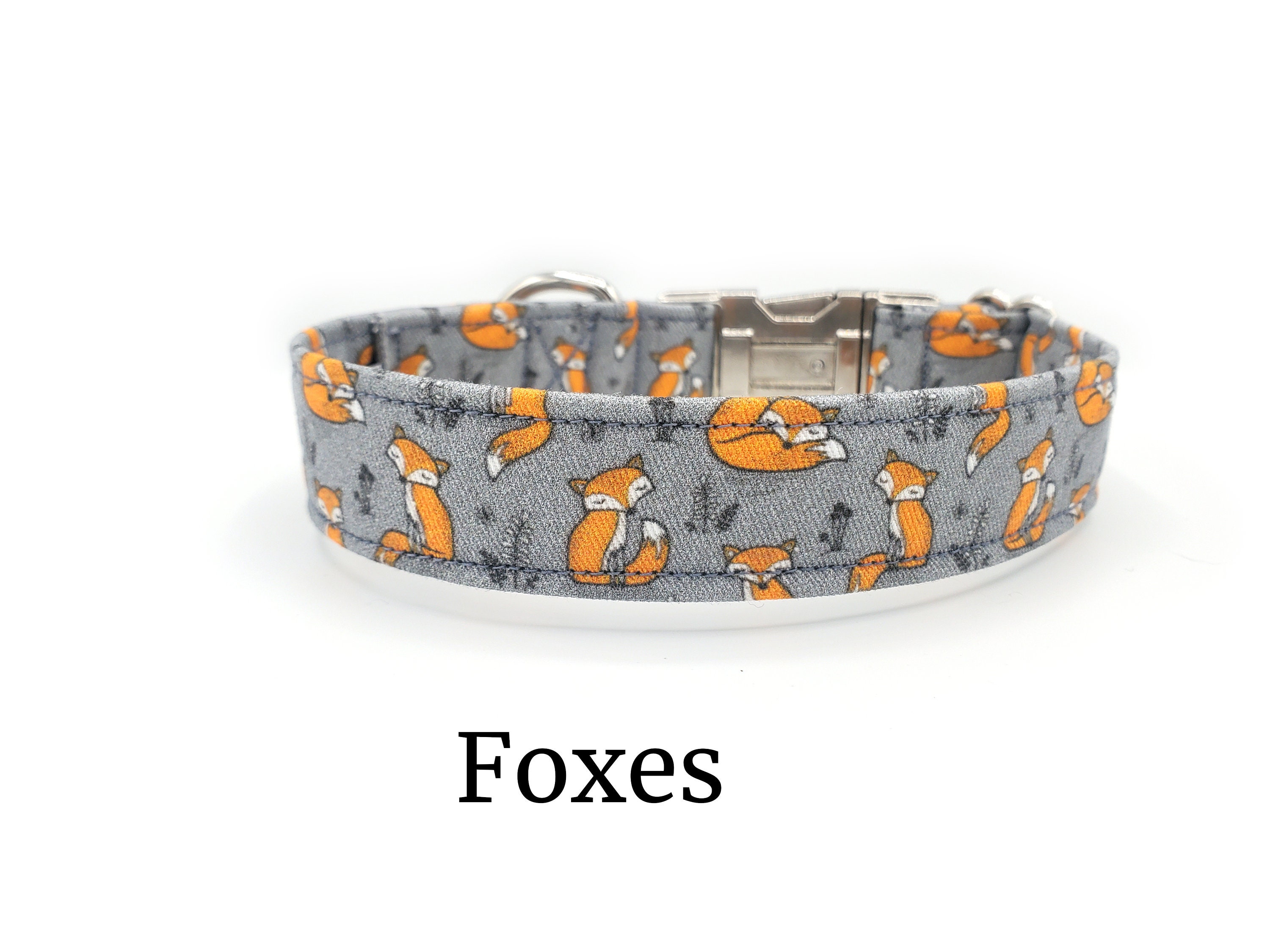 Foxes | Animal Dog Collar Collection - Etsy