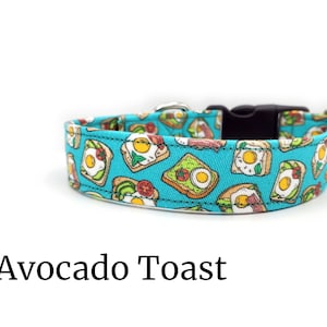 Avocado Toast | Fun and Quirky Food Dog Collar - Etsy