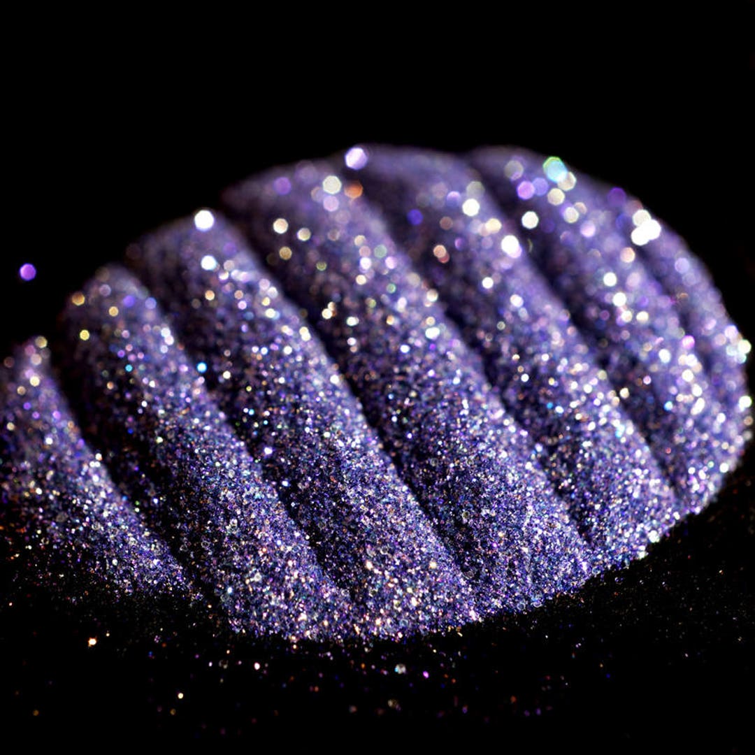 Violet Gold Glitter Blend "gilded" – Pastel Lavender Purple With ...