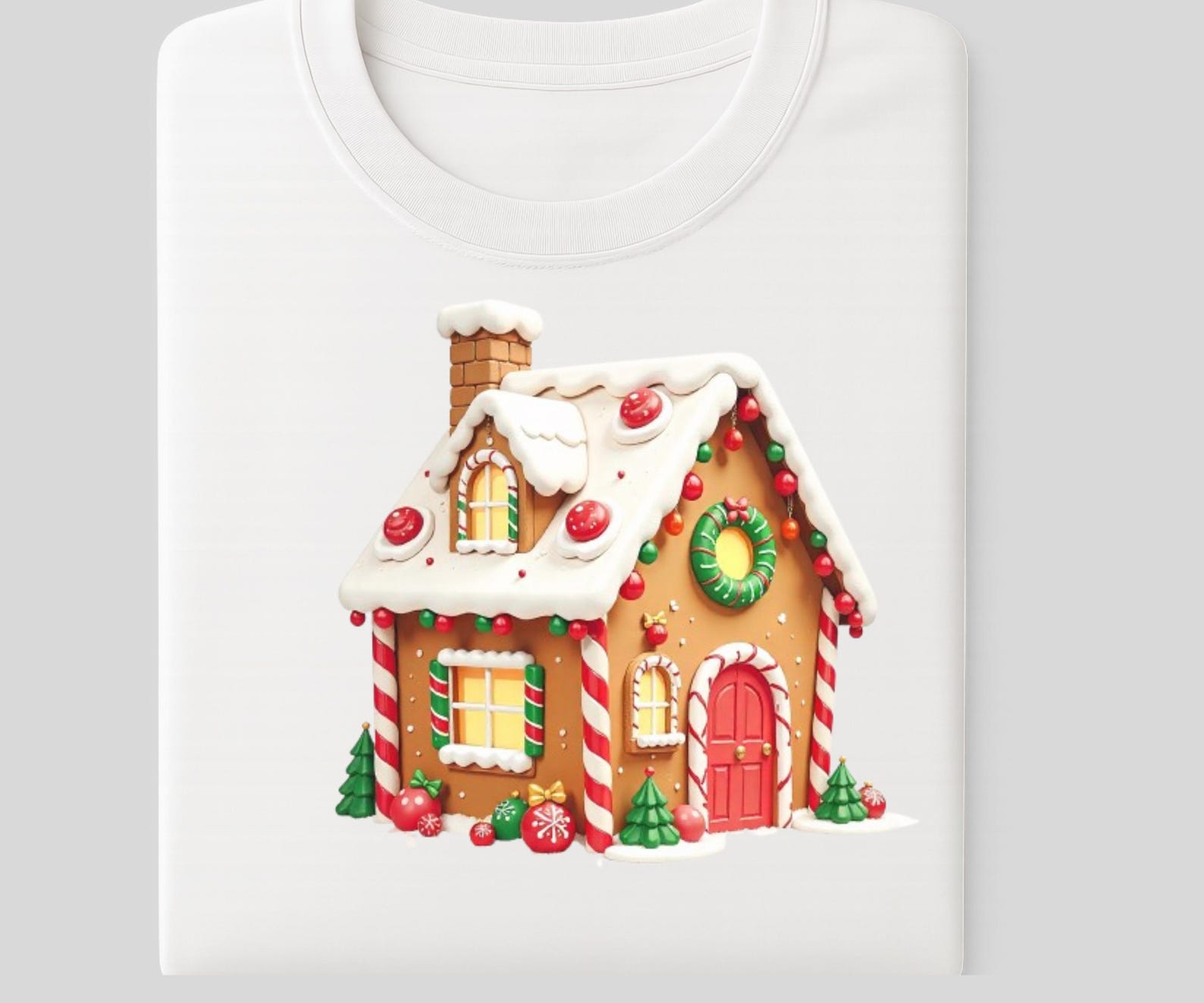 Christmas Gingerbread House PNG, Cute Holiday Candy House Clipart ...