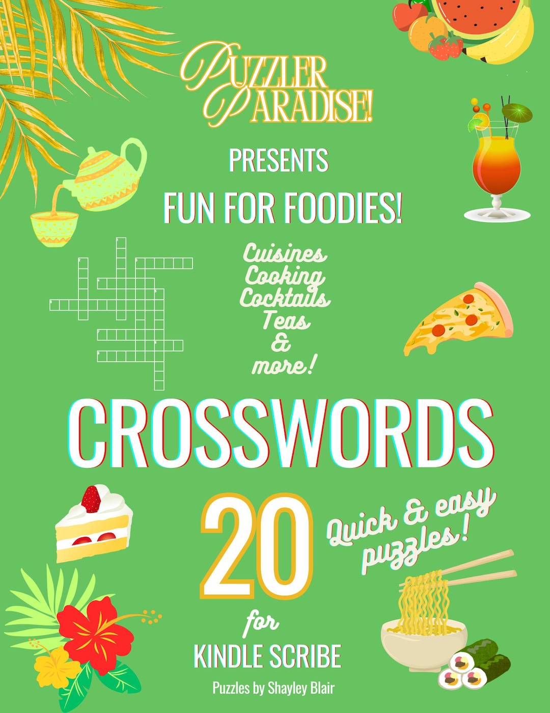 Quick Crosswords: Foodie-themed Puzzles for Kindle Scribe - Etsy