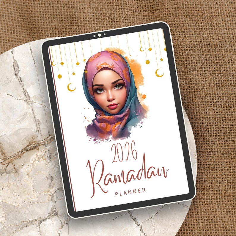 Ramadan Planner Printable PDF, Islamic Daily Ibadah Tracker, Salah ...