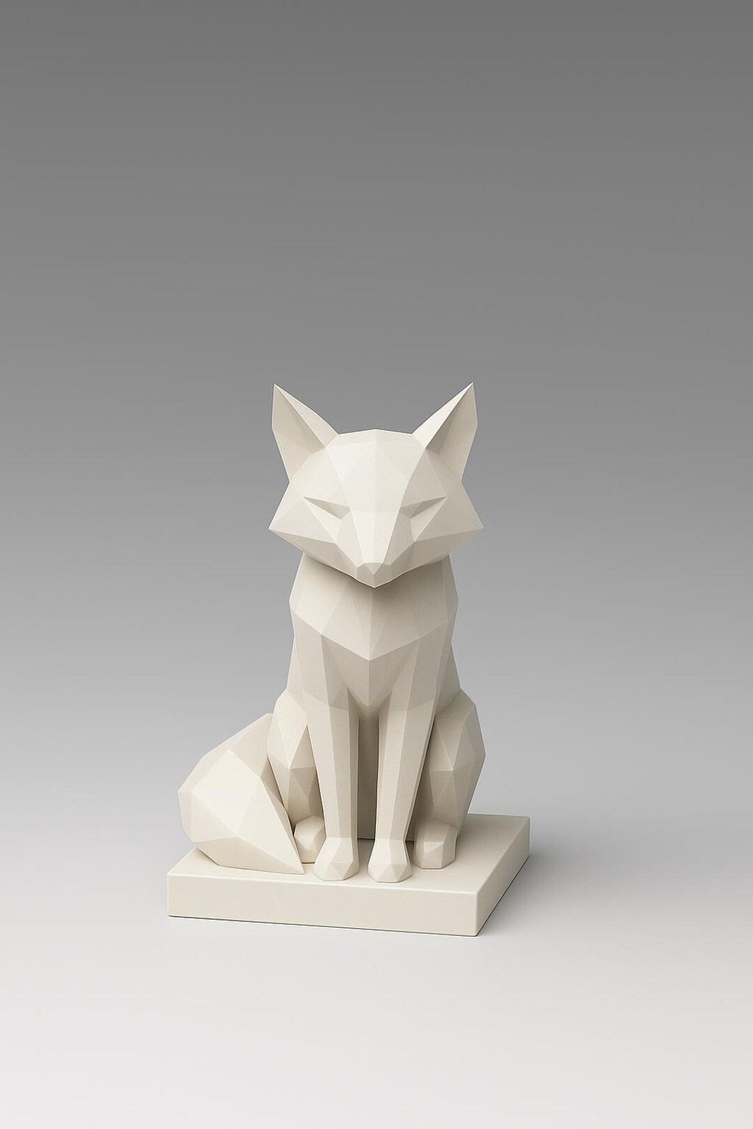 Low Poly Fox Bust STL: 3D Print Animal Statue (digital Download) - Etsy