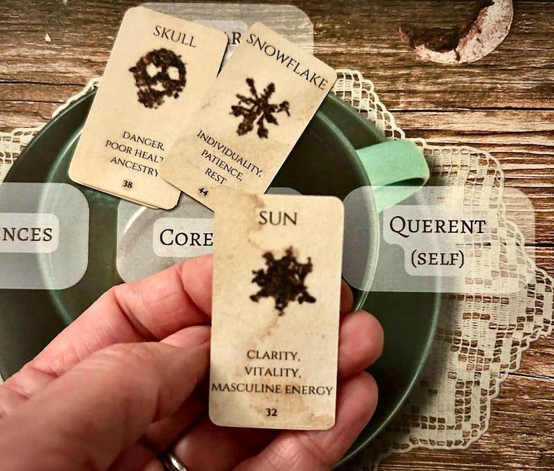 Tea Leaf Oracle Set – Mini Cards, Guidebook, Reading Mat & Tea - Etsy