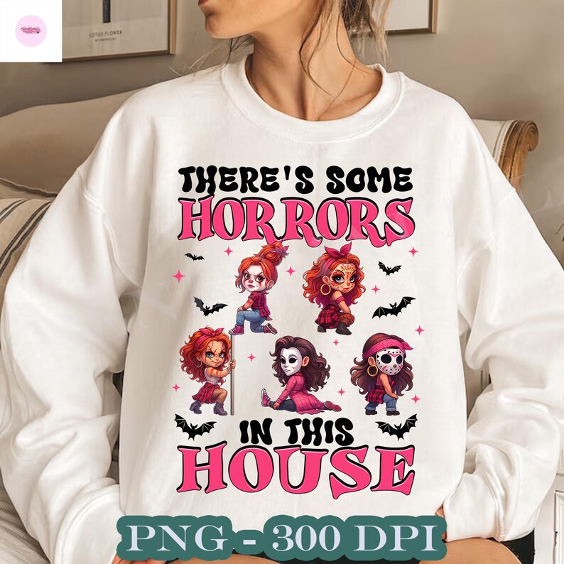 There's Some Horrors in This House Png, Friends Horror Characters Png ...