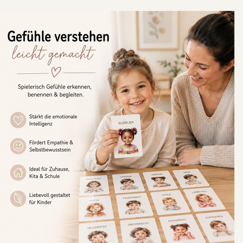 Emotion Cards for Children (PDF), Emotion Wheel & Emotion Poster ...