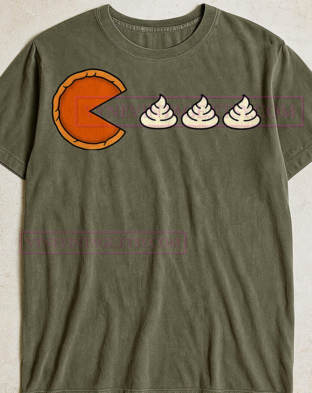 Pacman Pie Eating T-shirt, Halloween Graphic Tee, Funny Video Game ...