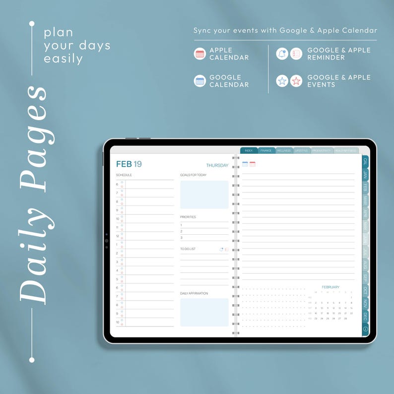 All-in-one Digital Planner 2026 | Goals & Productivity Tracker ...