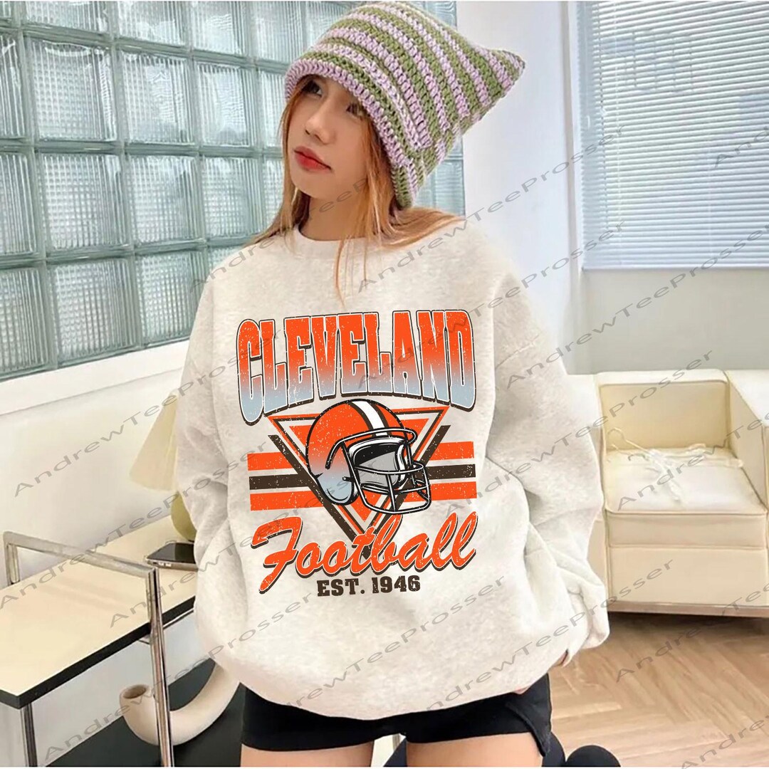 Vintage Cleveland Football PNG, Game Day Png, Retro Cleveland Football ...