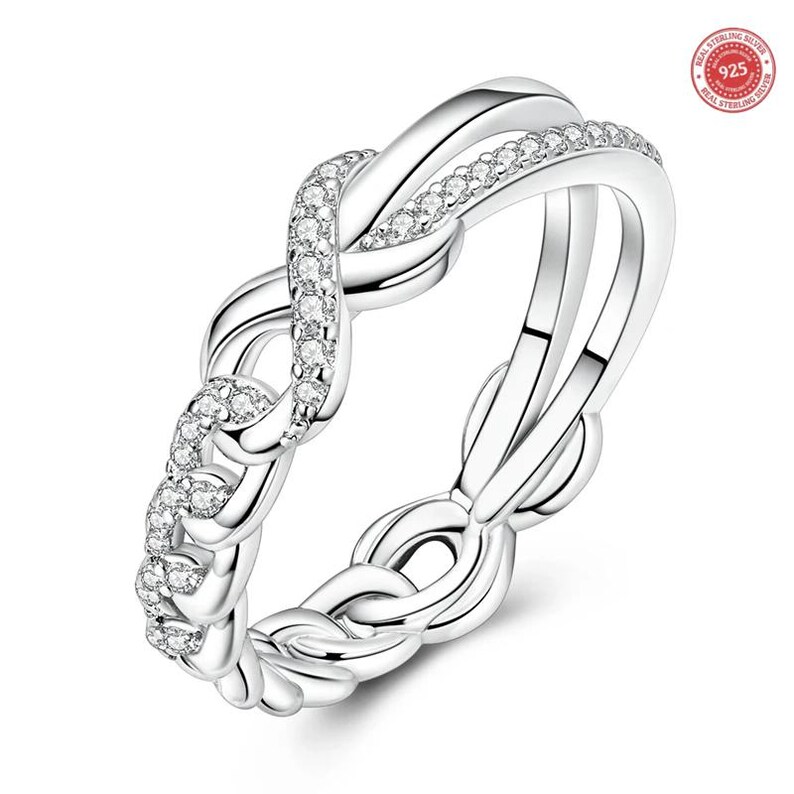 Pandora Celestial Row Band Ring- 925 Sterling Silver Jewelry Statement ...
