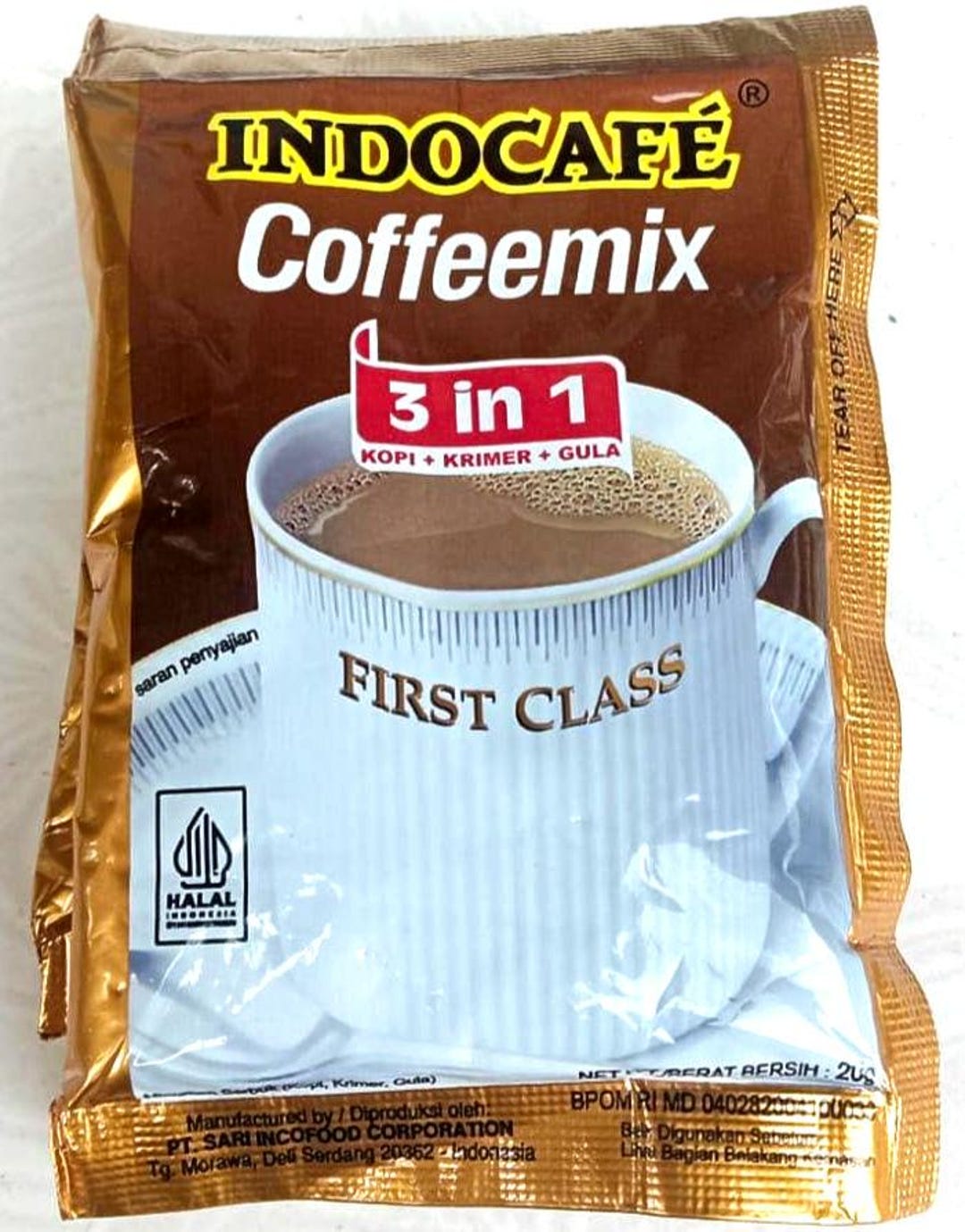 Indocafe Coffeemix 3 in 1 (1 Packet 10 Sachets) - Etsy