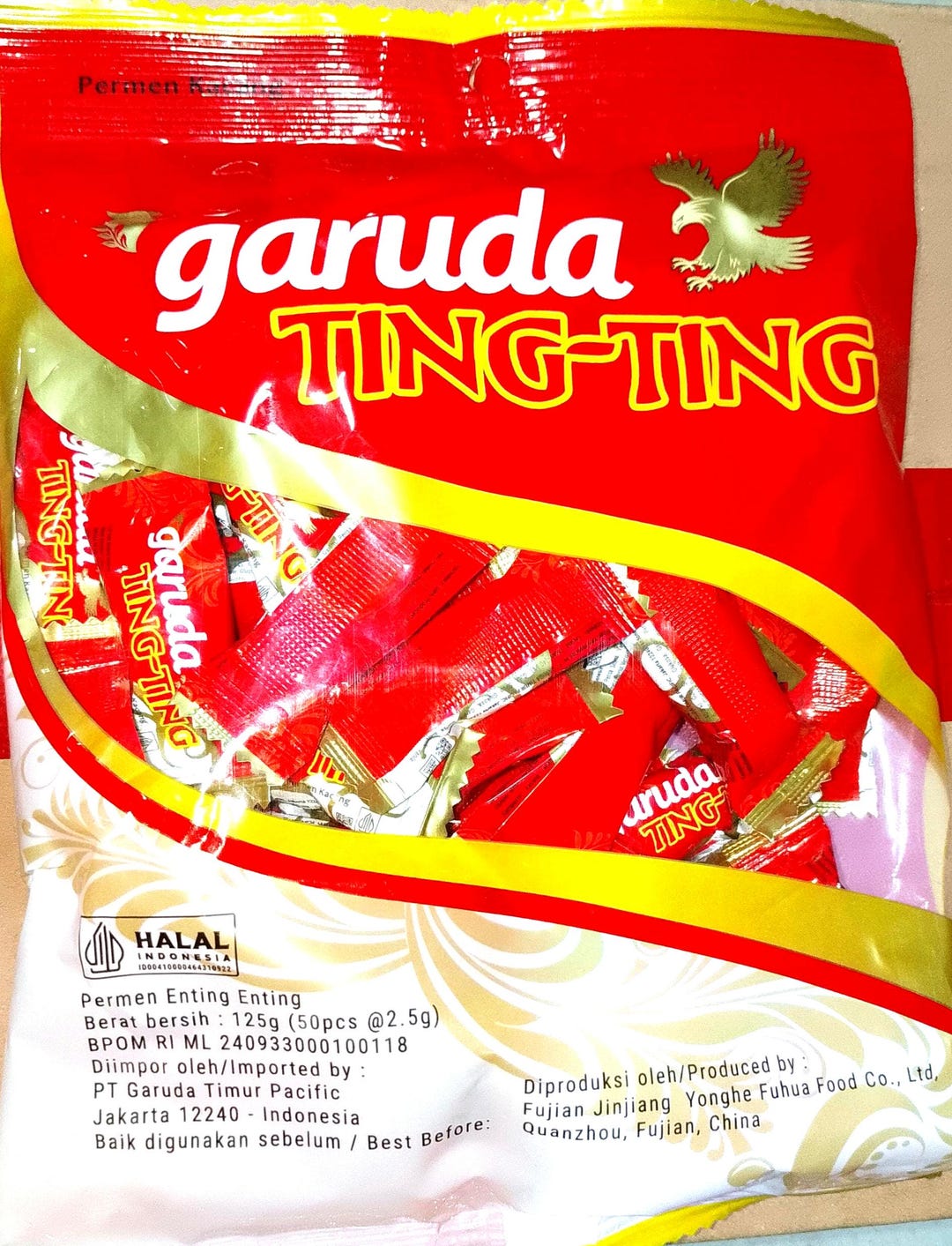 Garuda Ting-ting Peanut Candy 1 Pack, Pack of 47 Pcs - Etsy