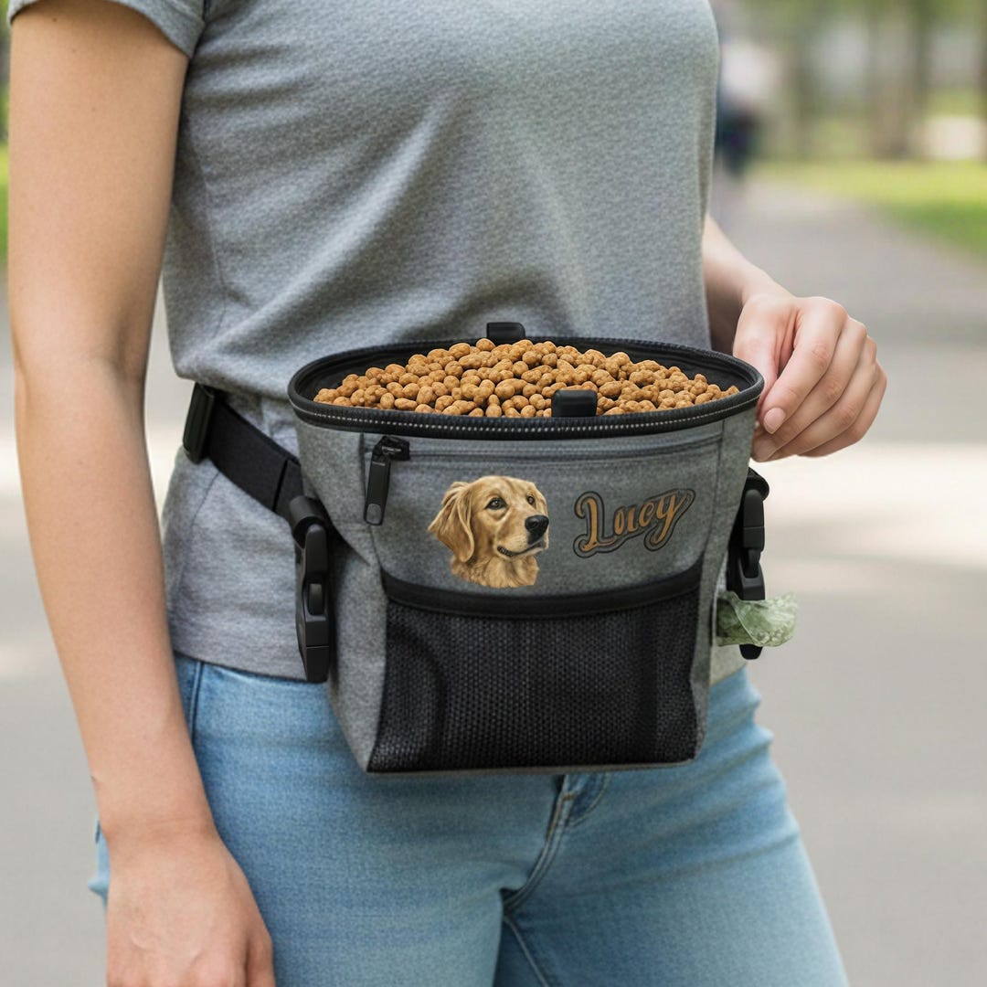Custom Pet Treat Pouch - Personalized Dog/cat Photo Gift - Etsy