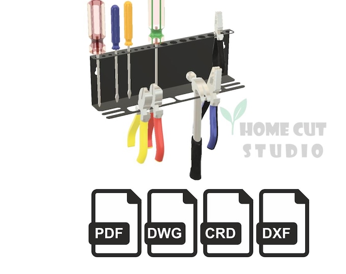 Air Tool Holder Rack DXF Files for Plasma, Workshop, Garage, CNC ...