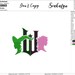 Wicked Letter W Embroidery Design | Witch & Princess Silhouette ...