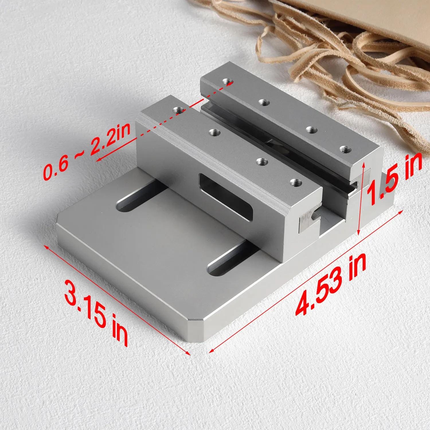 Leather Edge Trimmer Machine, Heavy-duty Aluminum Alloy Desktop Strap ...