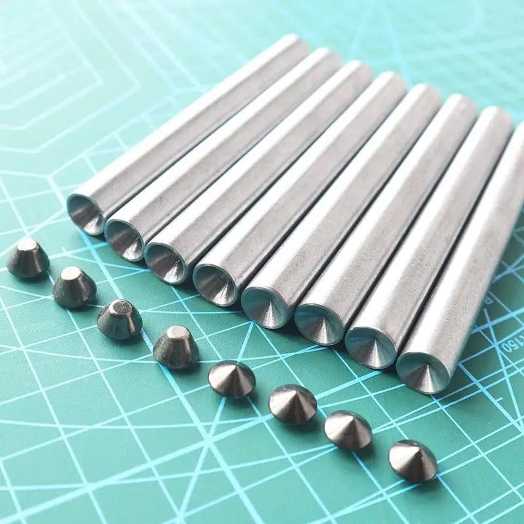 Leather Cove Rivet Punching Tool,6-15mm, Carbon Steel Cutting Die for ...