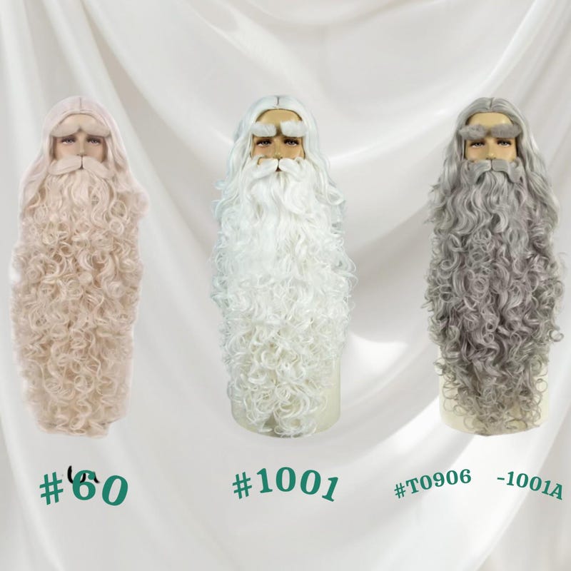 Realistic Santa Beard - Etsy UK