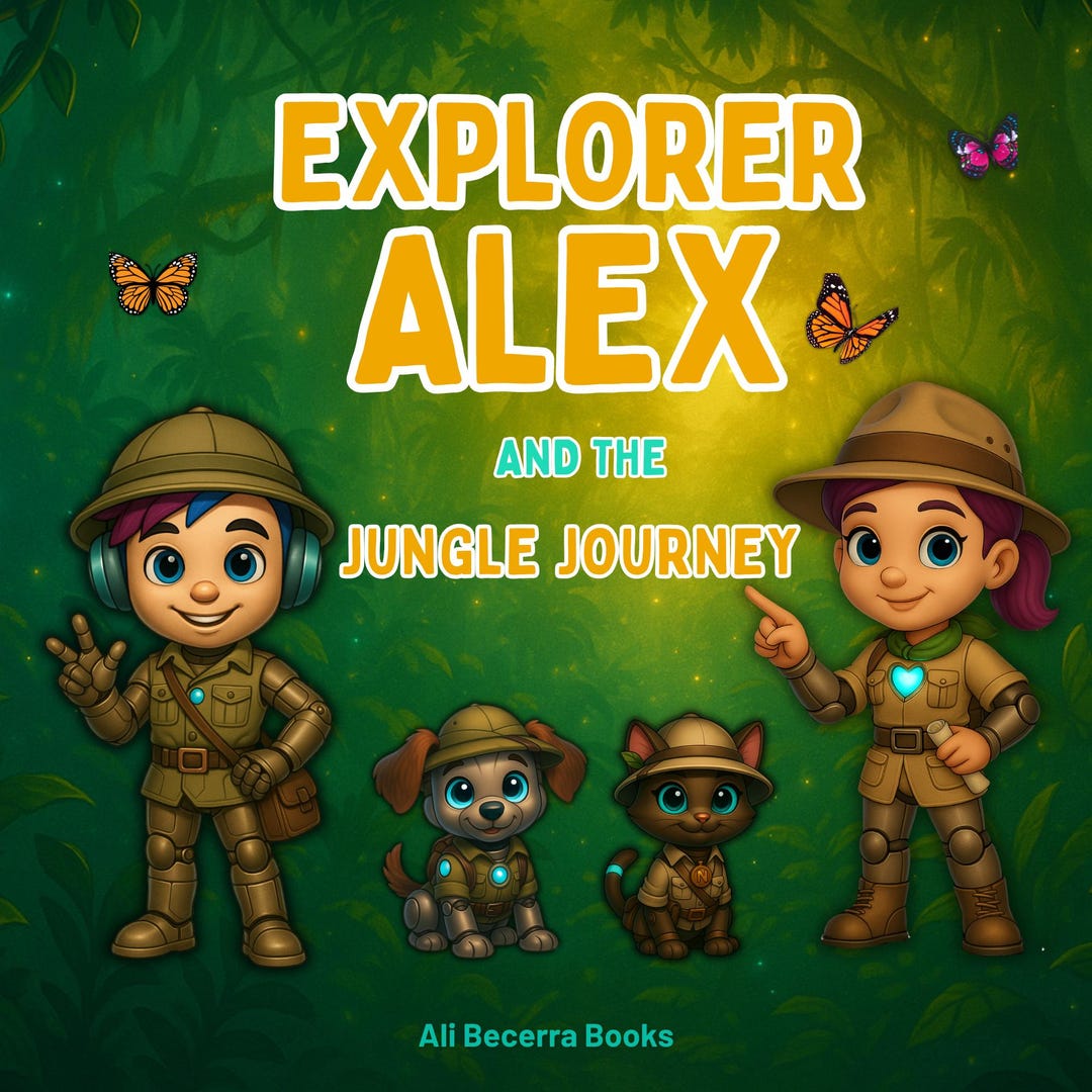 Explorer Alex and the Jungle Journey | Kids Adventure Book | Jungle ...