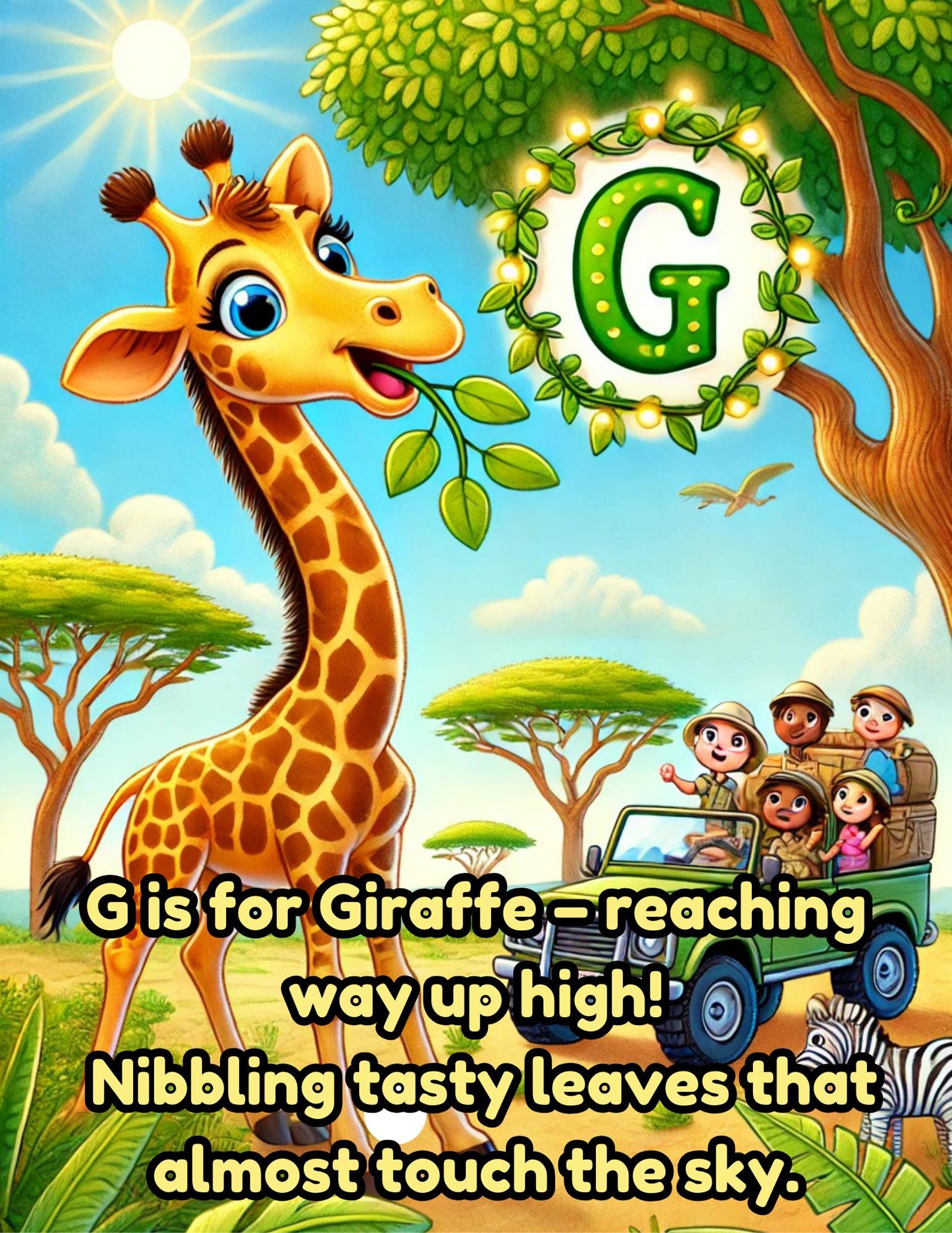 Safari Animals Alphabet Printable | Animal ABC Learning Book | Alphabet ...