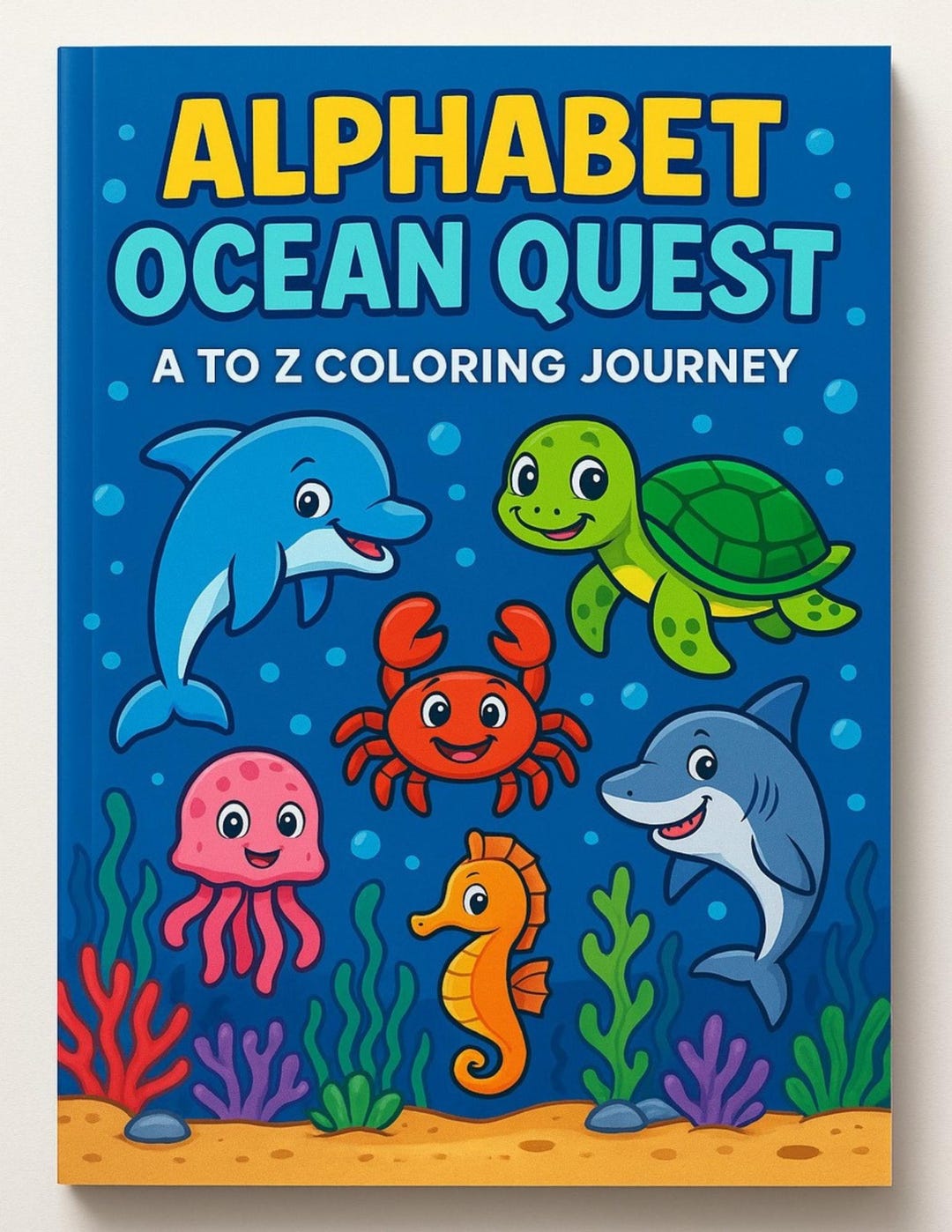 Ocean Animal Alphabet Worksheets A-M (part 1) | Kids ABC Printable PDF ...