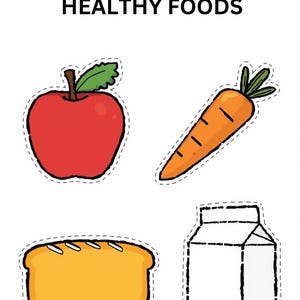 Kids Nutrition Activity Pack: Healthy Eating Worksheets, Games ...