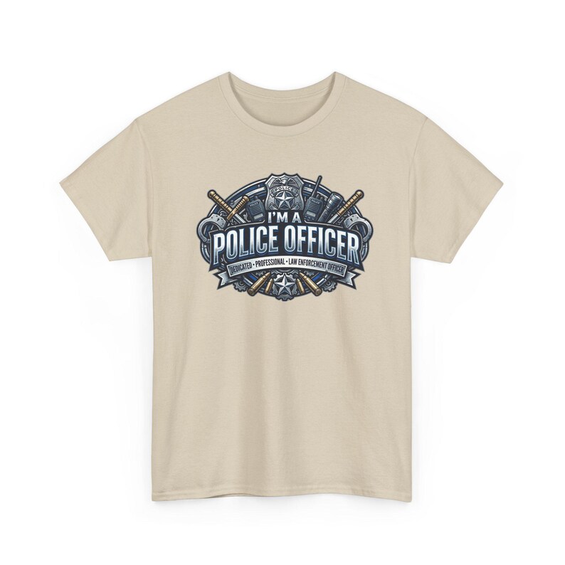 Police Officer T-shirt, Law Enforcement Gift Tee for Men and Women, Cop ...