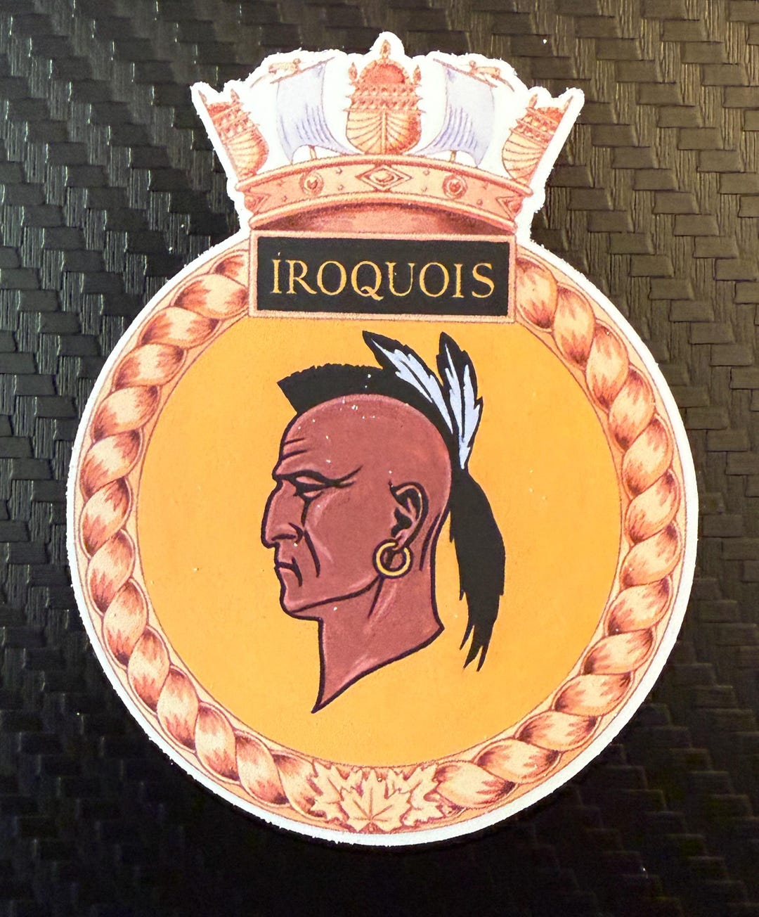 Sheet of 9 - 2" HMCS Iroquois Crest Sticker - Etsy