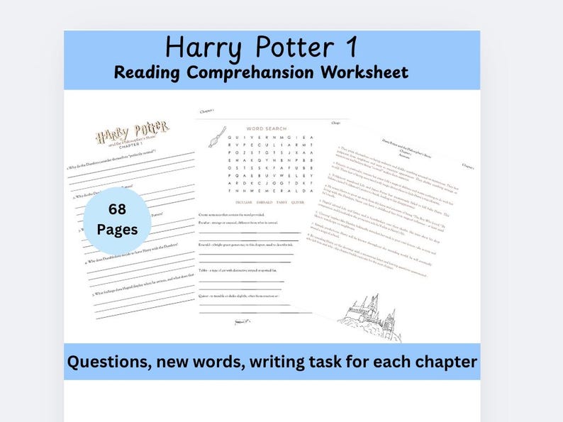 Harry Potter and the Philosopher’s Stone Printable Reading ...