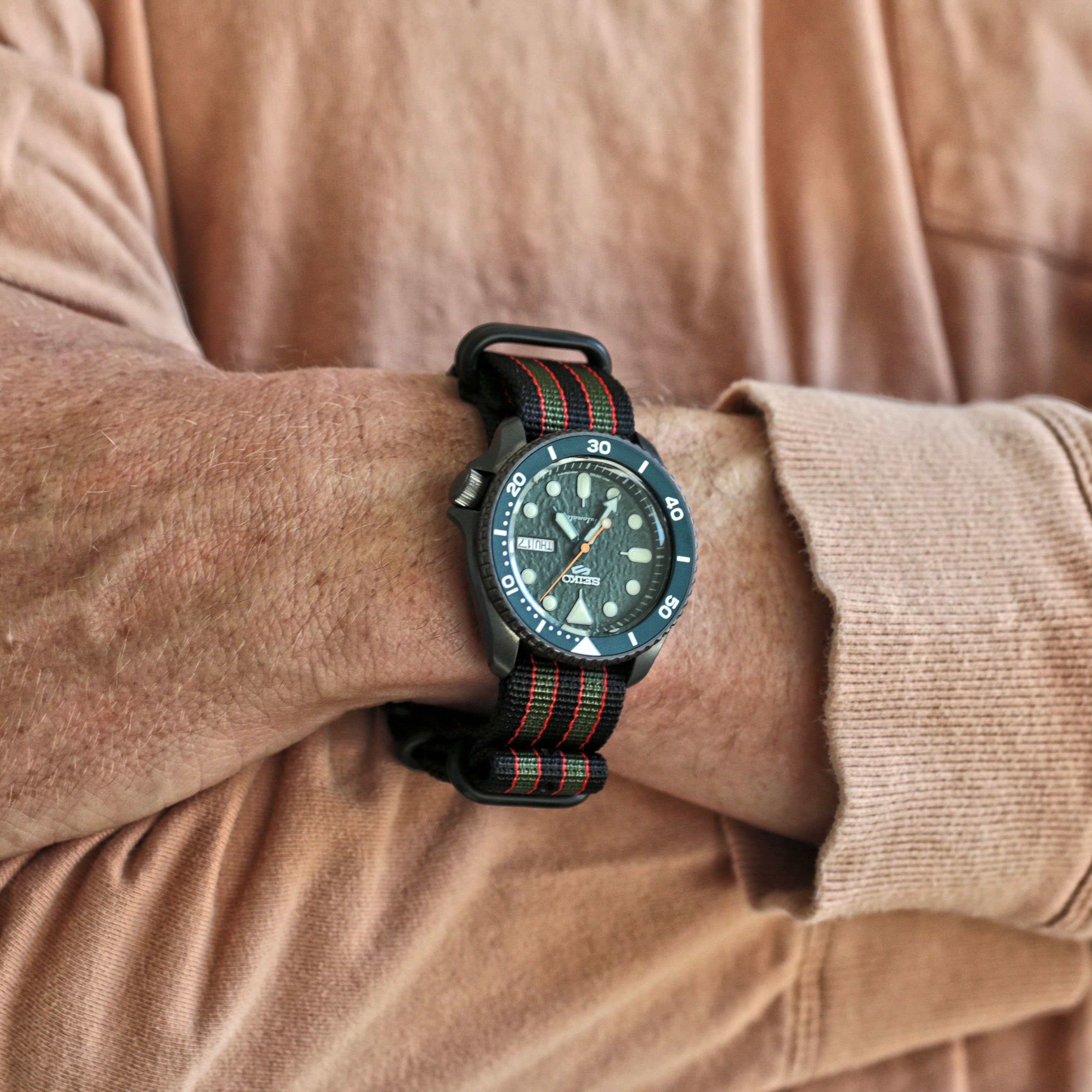 Ballistic Nylon Military Watch Strap Goldfinger PVD Buckle - Etsy
