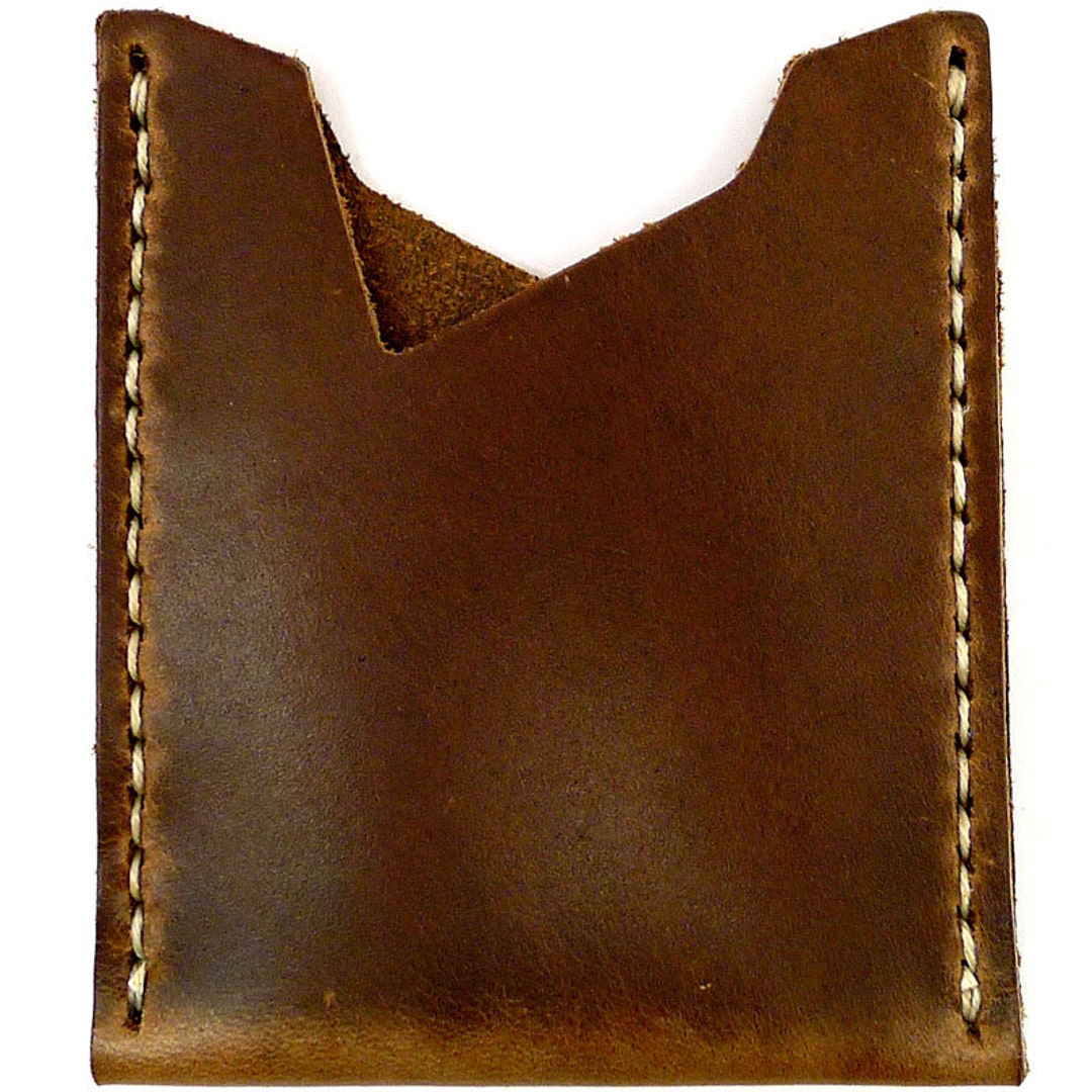Leather Stash Wallet - Natural Chromexcel - Etsy