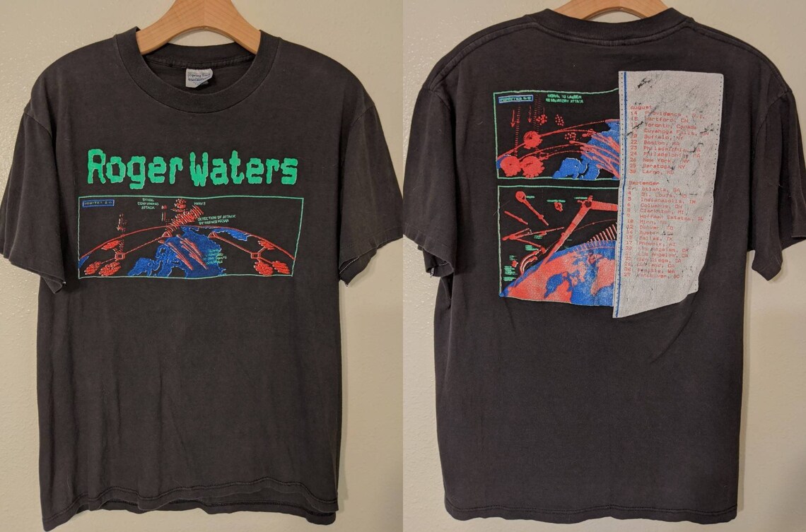 Vintage 80s Roger Waters USA Tour Shirt - Etsy