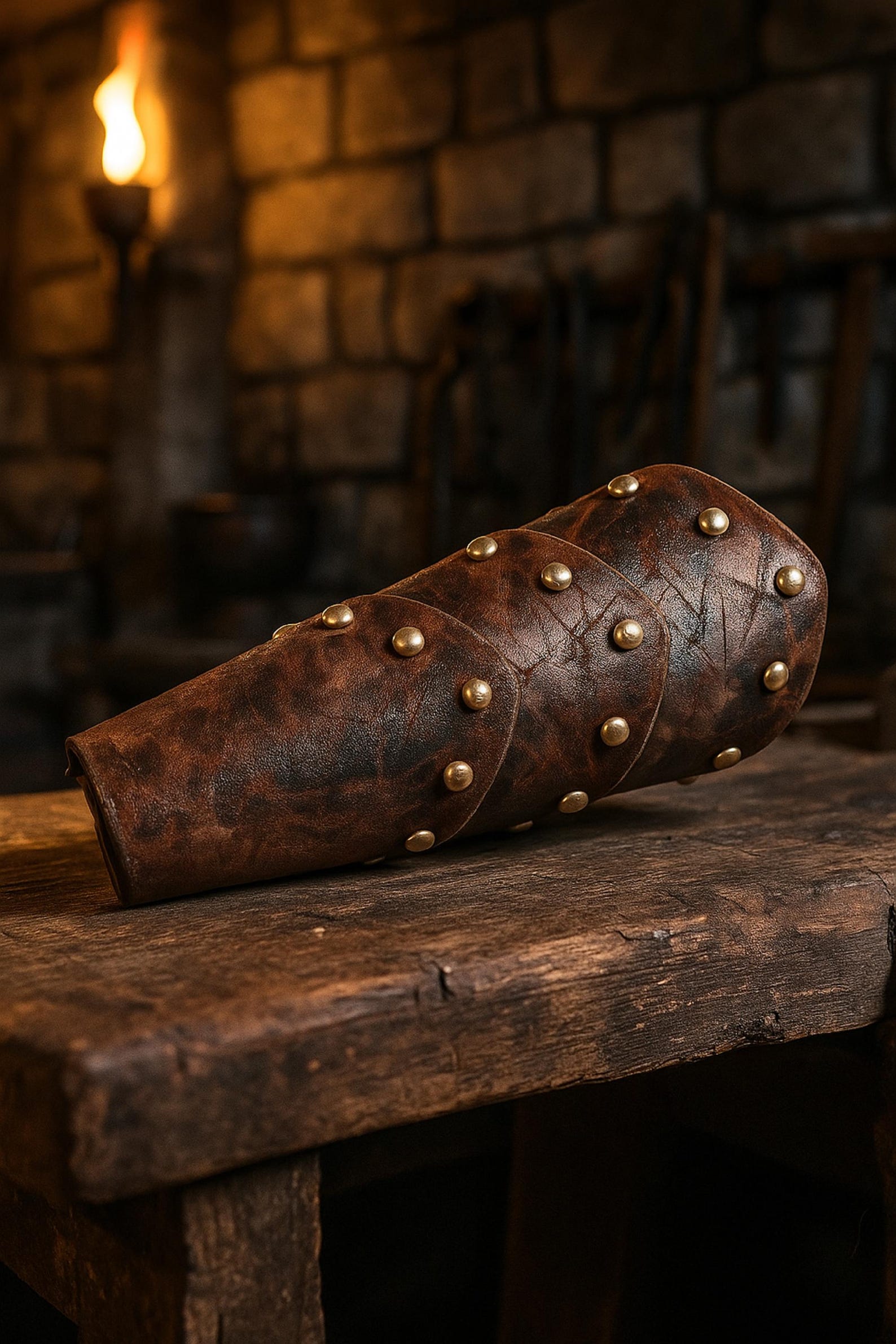 Medieval Leather Bracers: Renaissance Cosplay LARP Wrist Armor - Etsy