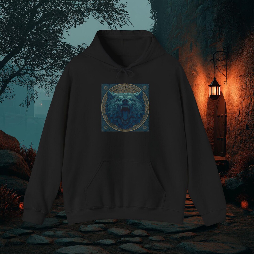 Celtic Knot Werewolf Hoodie - Spooky Halloween Sweatshirt - Etsy UK