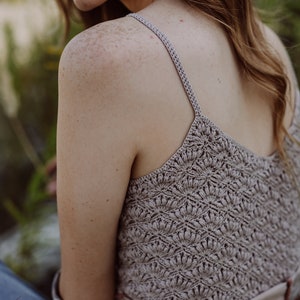 Crochet Top Pattern PDF - Mist Cami - Crochet Cami Top Camisole Pattern ...