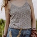 Crochet Top Pattern PDF Mist Cami Crochet Cami Top Camisole Pattern in ...