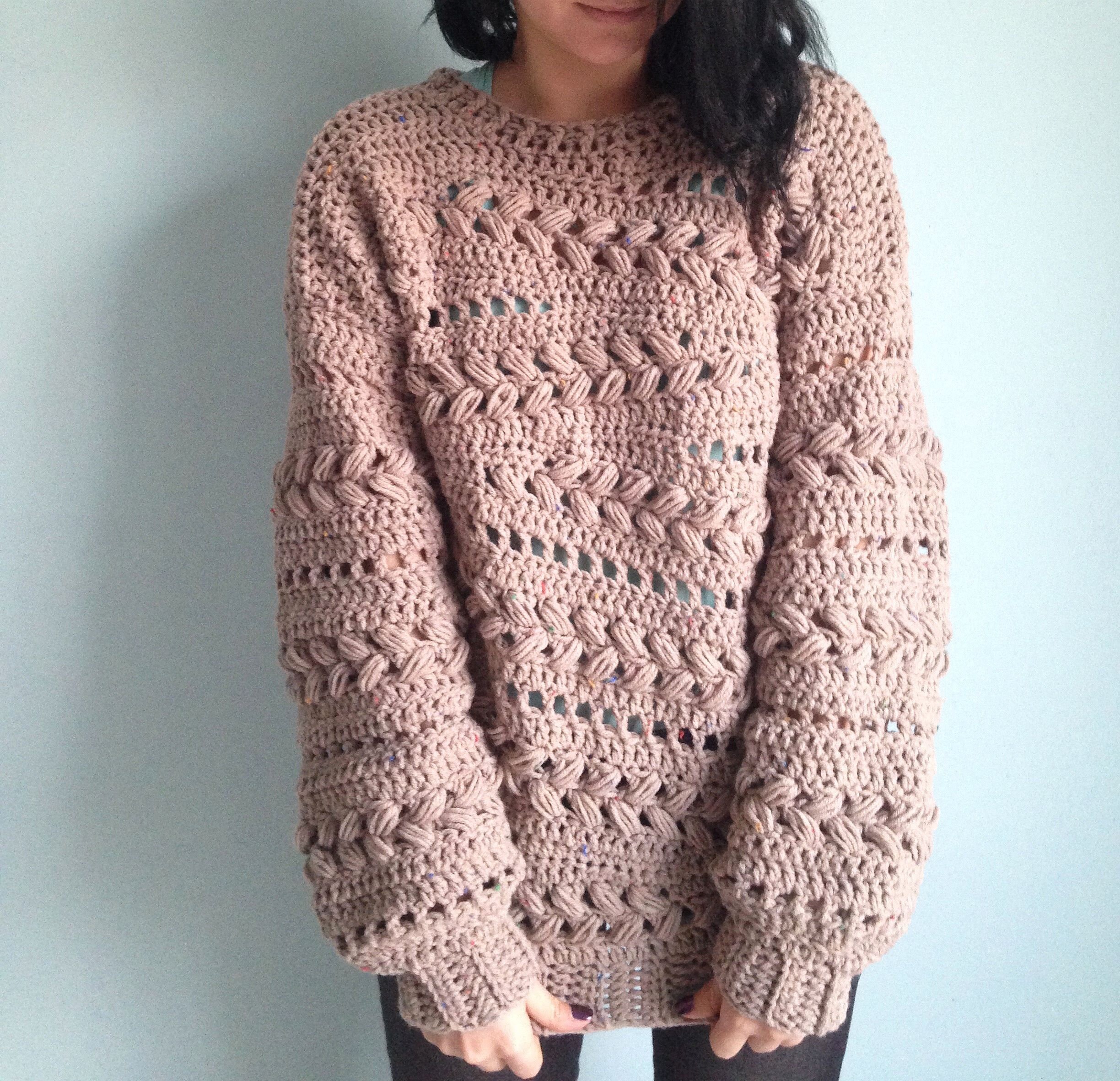 Crochet Sweater Pattern Pdf Sensum Sweater Cabled Sweater Etsy
