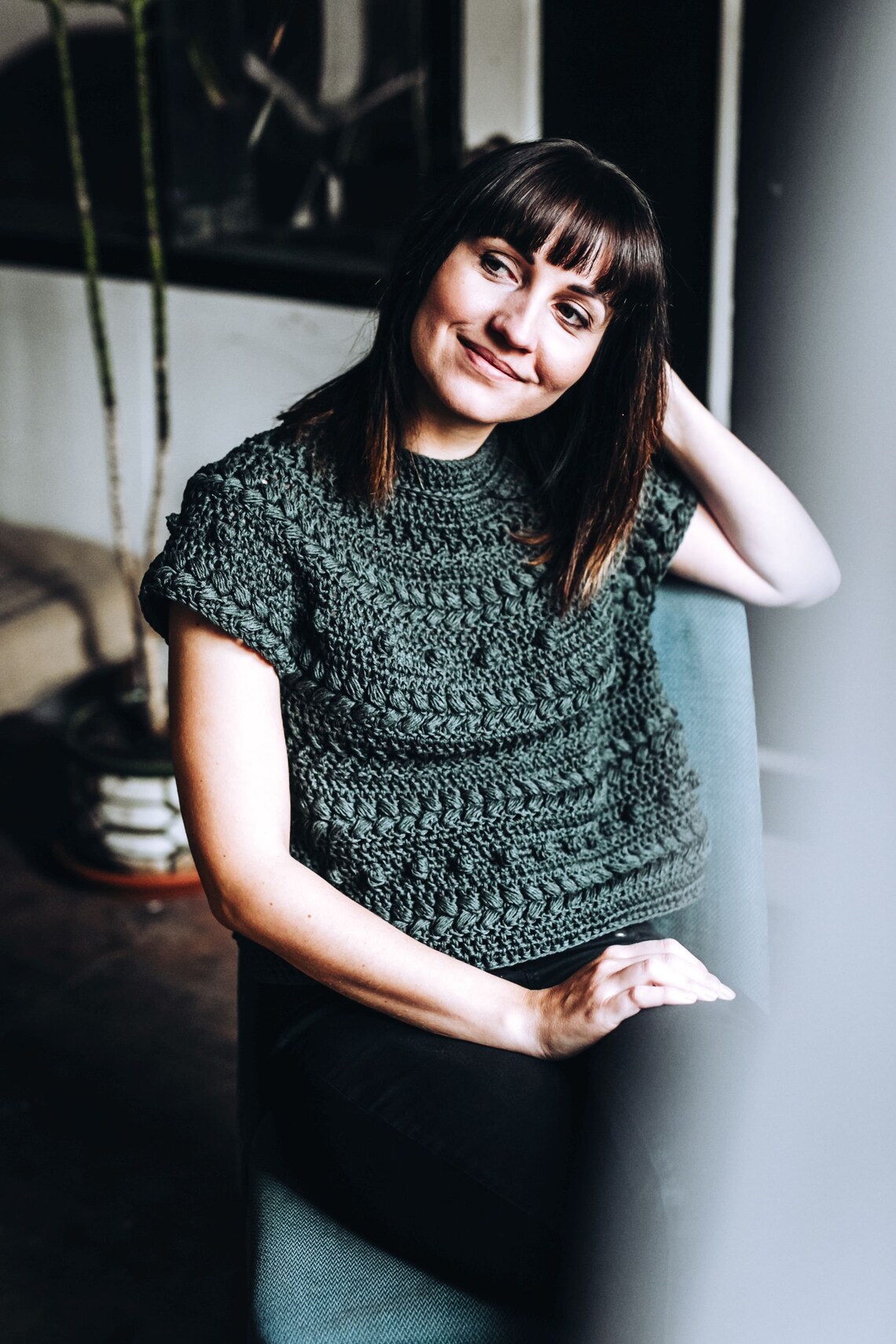Crochet Top Pattern PDF Zalktis Top Textured Top Pattern - Etsy
